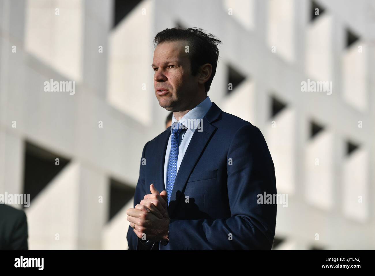Nationals Senator Matt Canavan at a press conference at Parliament ...