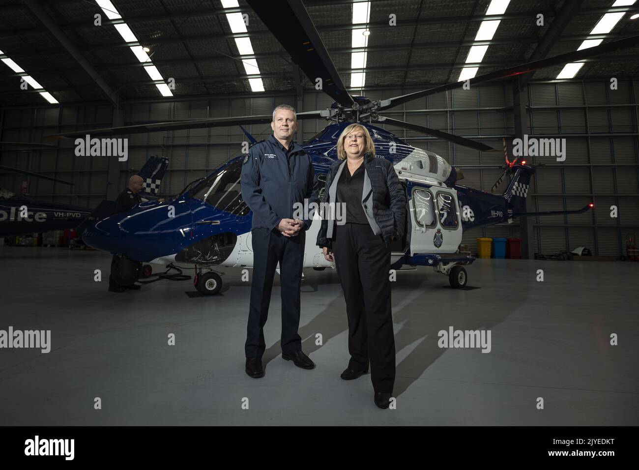 Victoria Police Air Wing Inspector Craig Shepherd and Victoria Police ...