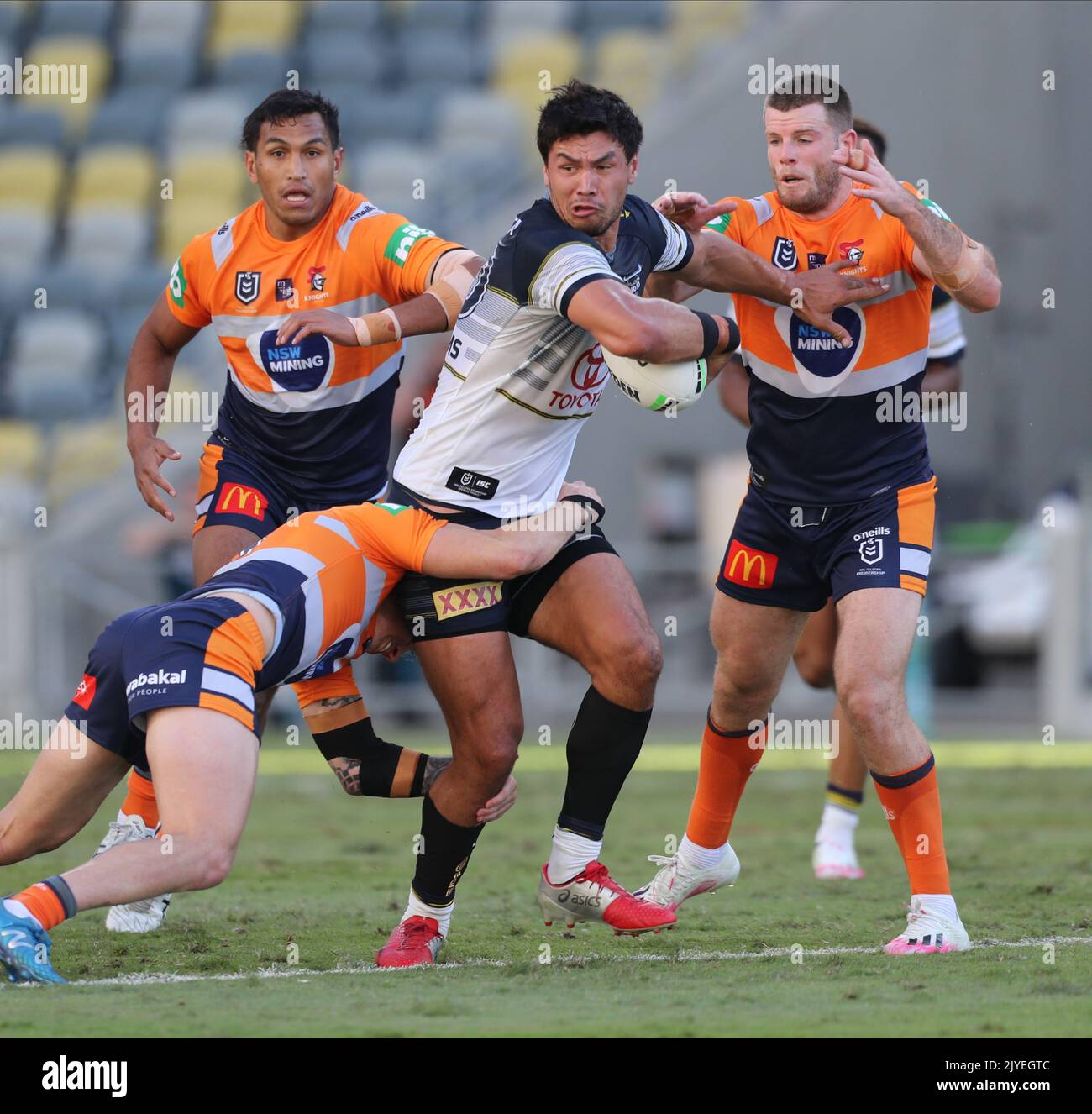 Jordan McLean of the Cowboys during the Round 7 NRL match between the ...