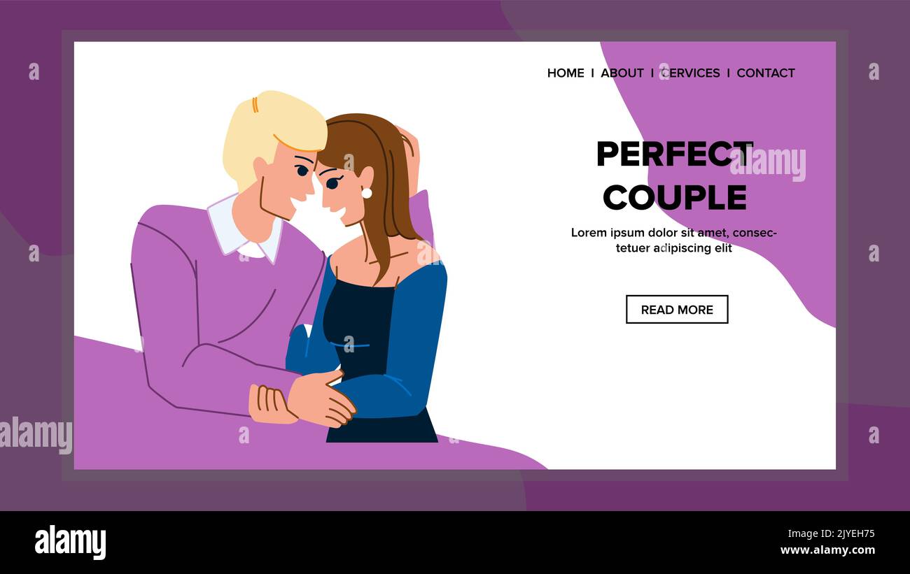 perfect couple vector Stock Vector Image & Art - Alamy