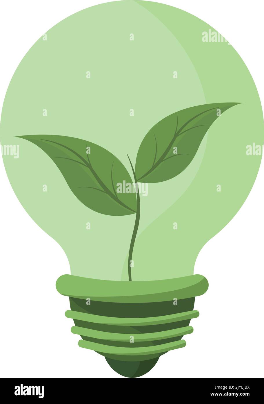 plant in bulb Stock Vector Image & Art - Alamy