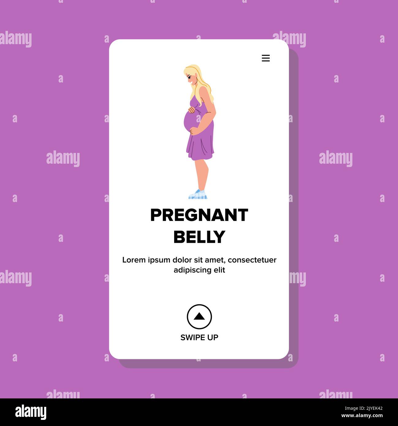 pregnant belly vector Stock Vector Image & Art - Alamy