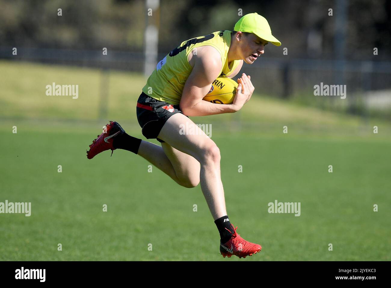 Ryley Stoddart of the Swans takes part in a training session at ...
