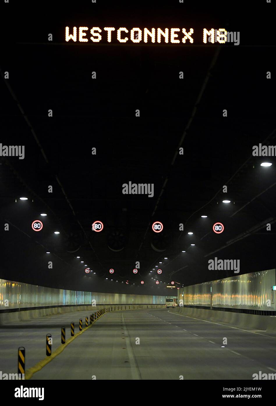 A general view of the new M8 Westconnex Tunnels in Sydney, Wednesday ...