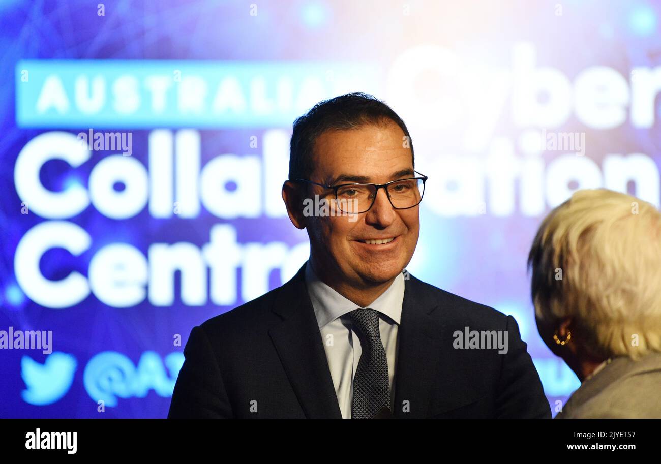 South Australian Premier Steven Marshall is seen during the Australian ...