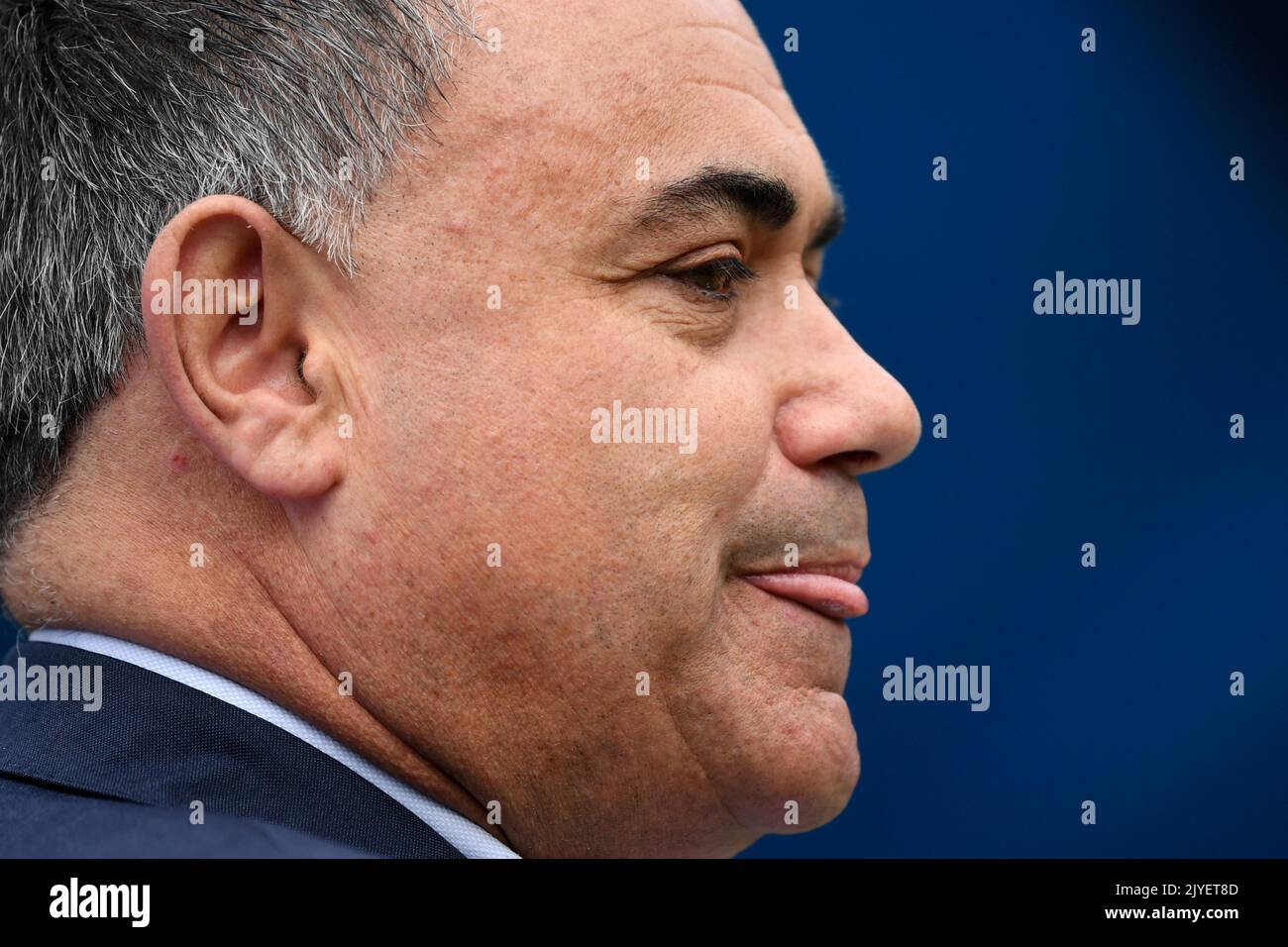 NSW Deputy Premier John Barilaro speaks during the official opening of Gidget House in Manly ...