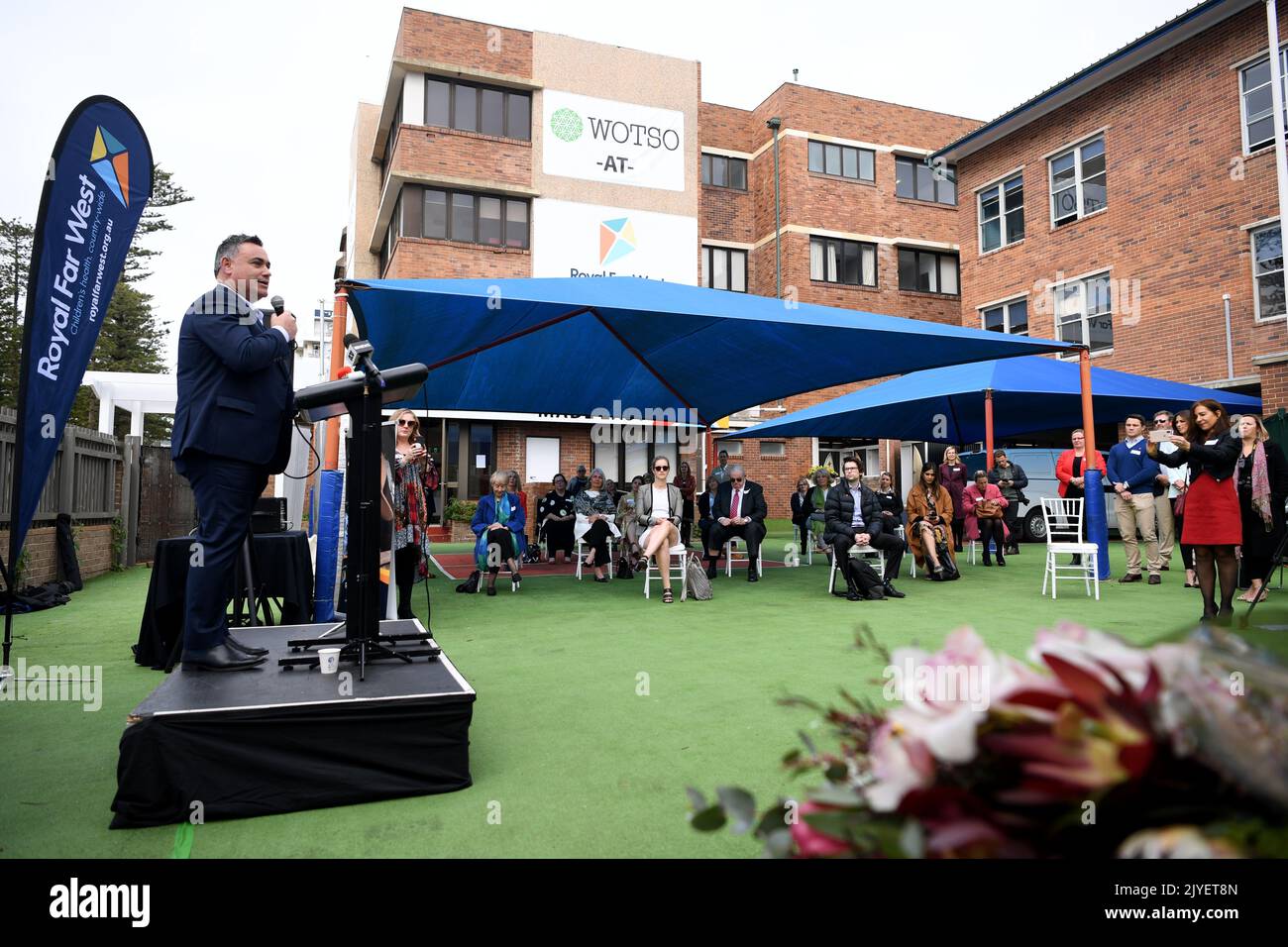 NSW Deputy Premier John Barilaro speaks during the official opening of ...