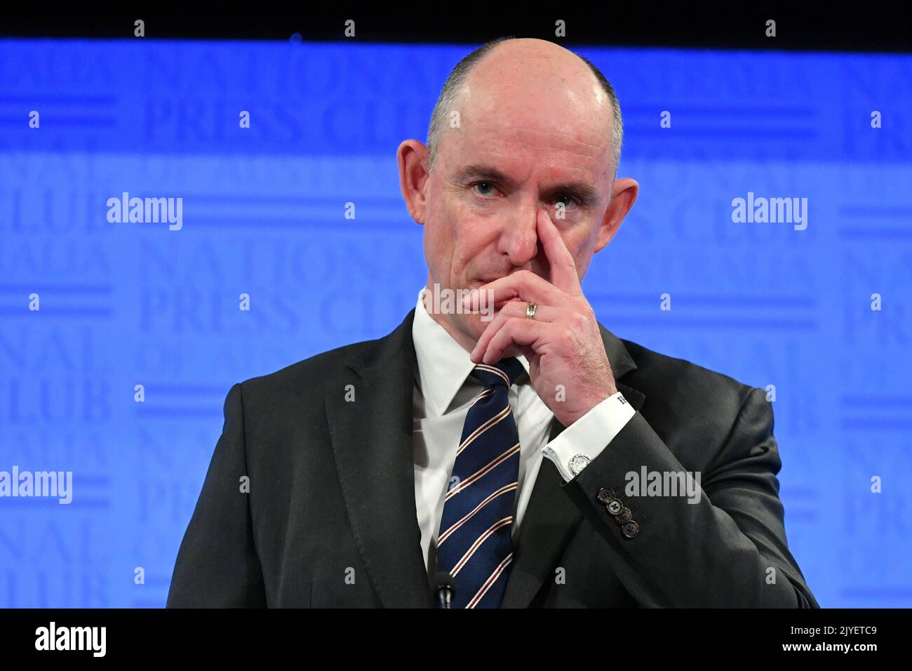 Minister for Government Services Stuart Robert at the National Press ...