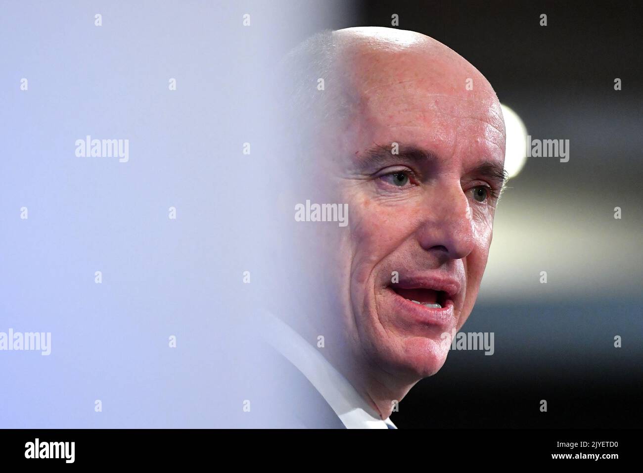 Minister for Government Services Stuart Robert at the National Press ...