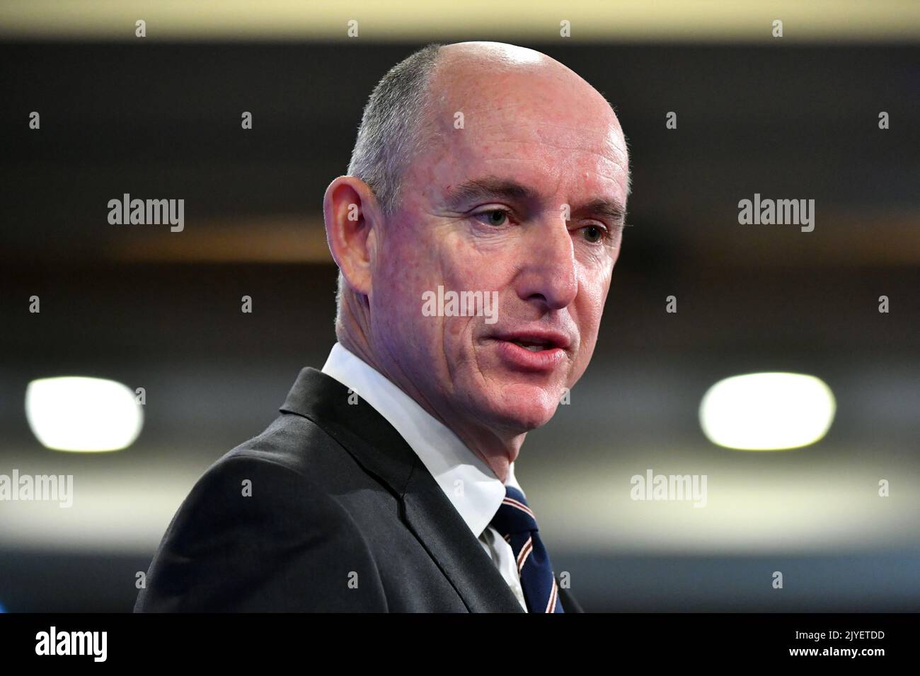 Minister for Government Services Stuart Robert at the National Press ...