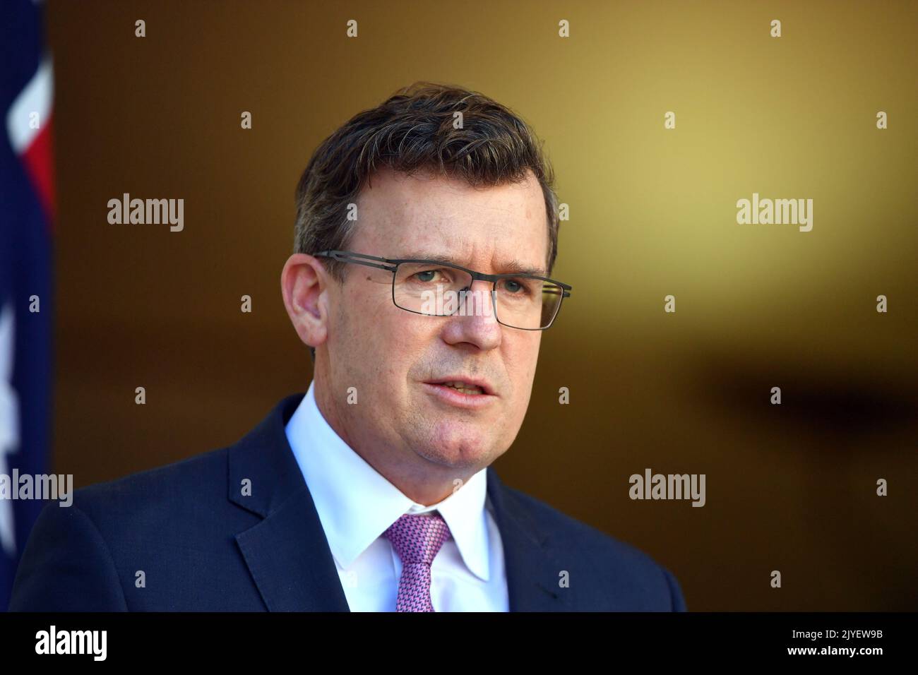 Minister for Cities Alan Tudge at a press conference at Parliament ...