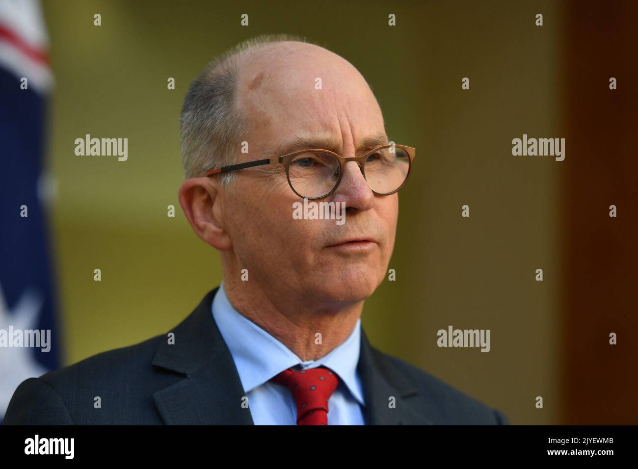 Acting Chief Medical Officer Professor Paul Kelly at a press conference ...