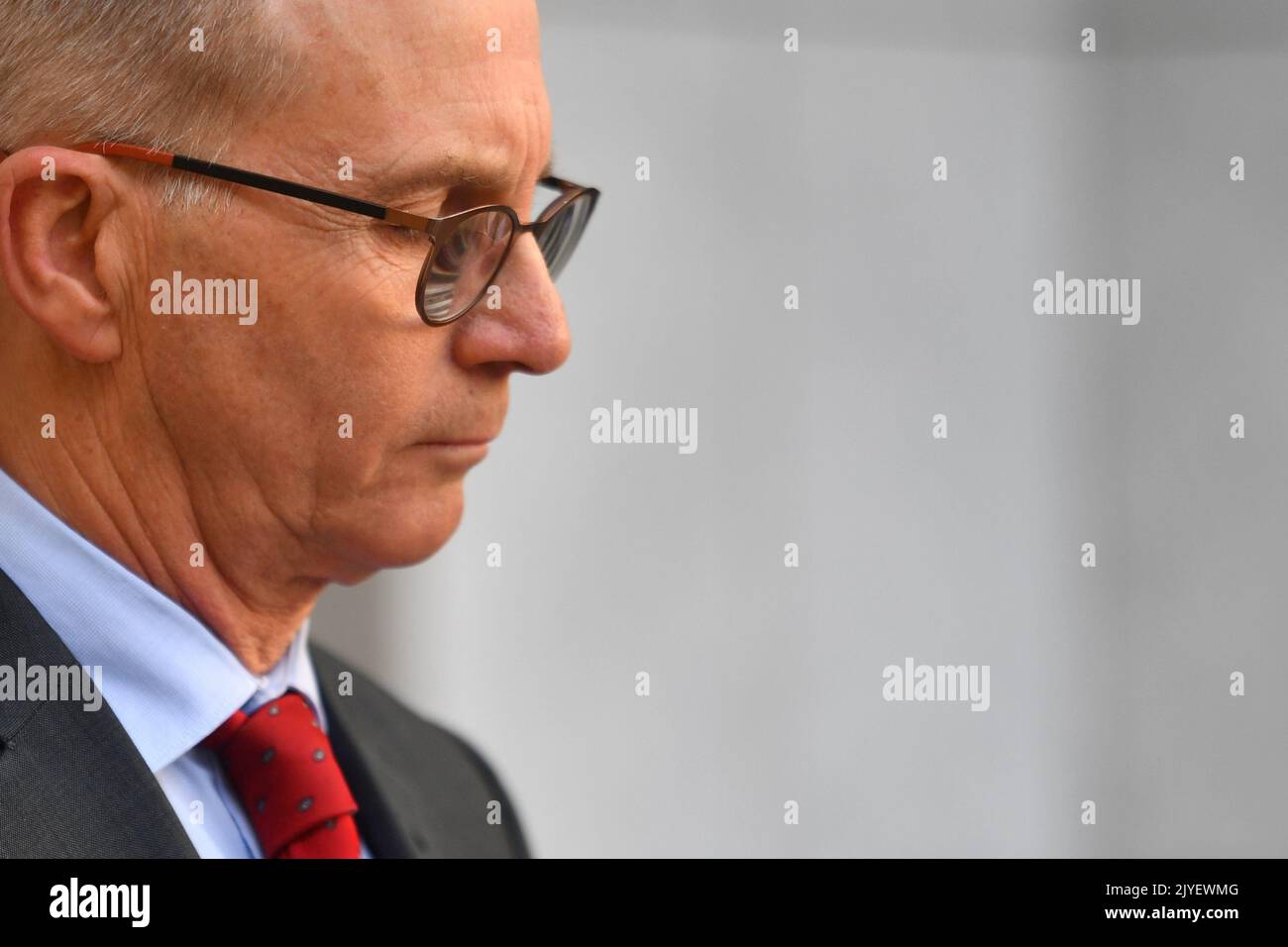 Acting Chief Medical Officer Professor Paul Kelly at a press conference ...