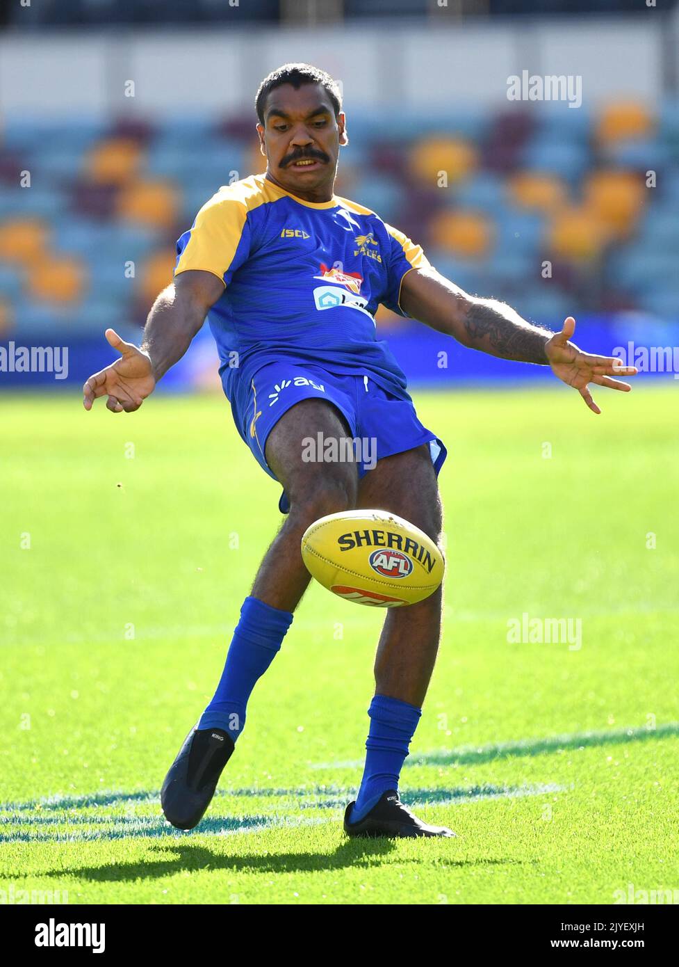 Liam Ryan of the Eagles is seen before the Round 6 AFL match between ...