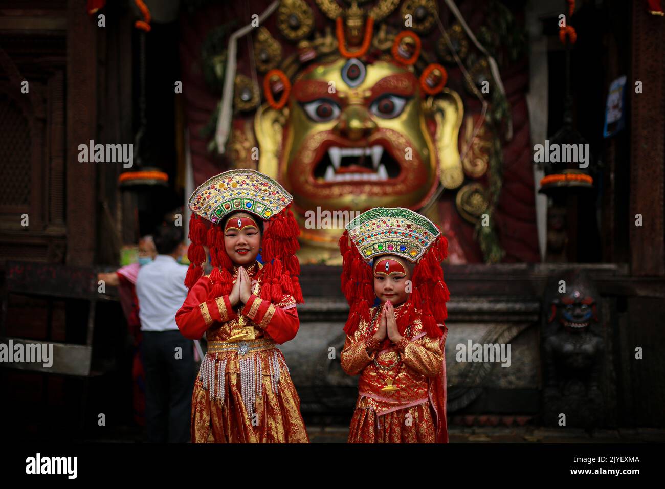 Nepal namaste greeting hi-res stock photography and images - Alamy