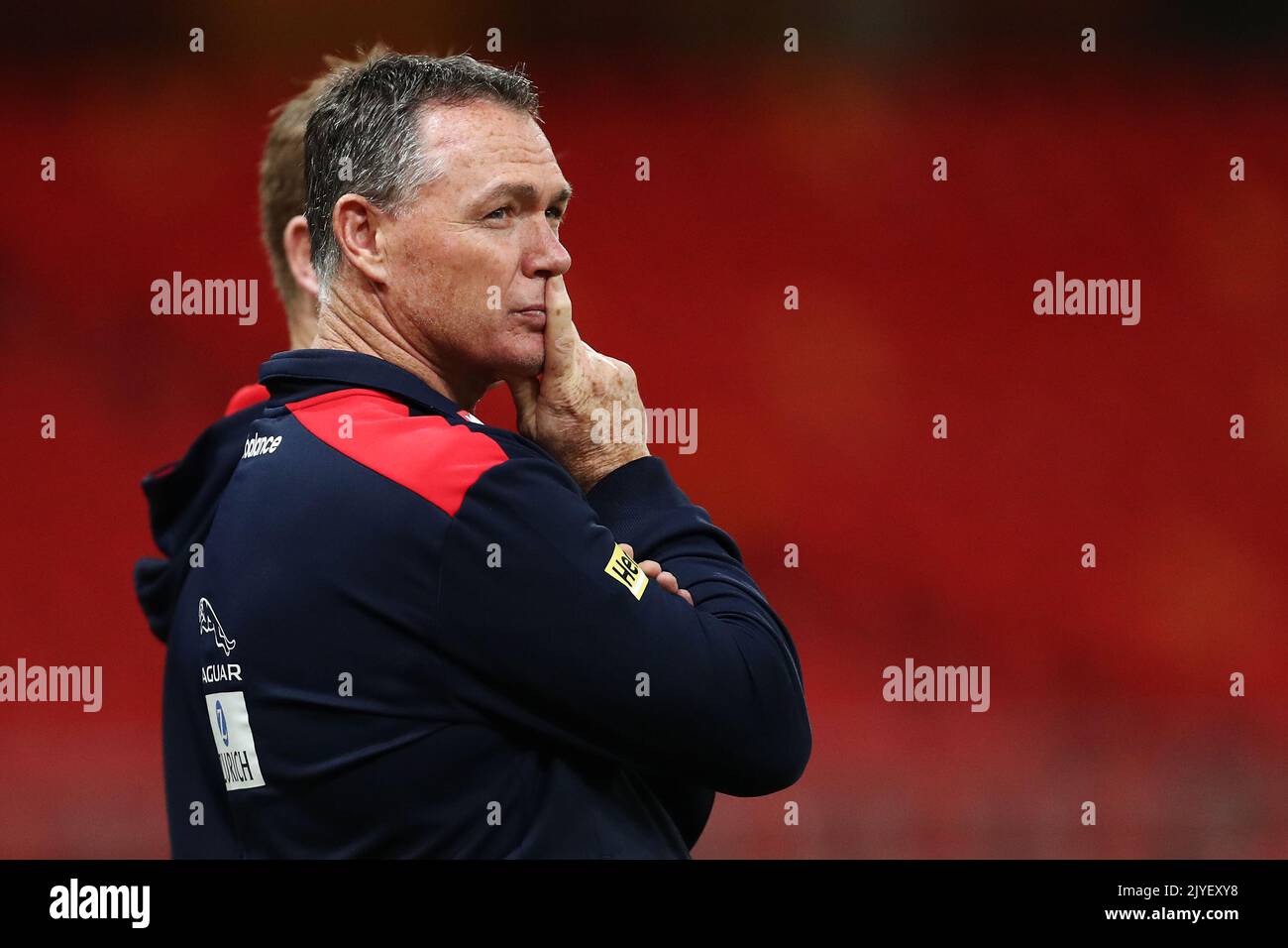 Demons assistant coach, Alan Richardson looks on ahead of the Round 6 ...