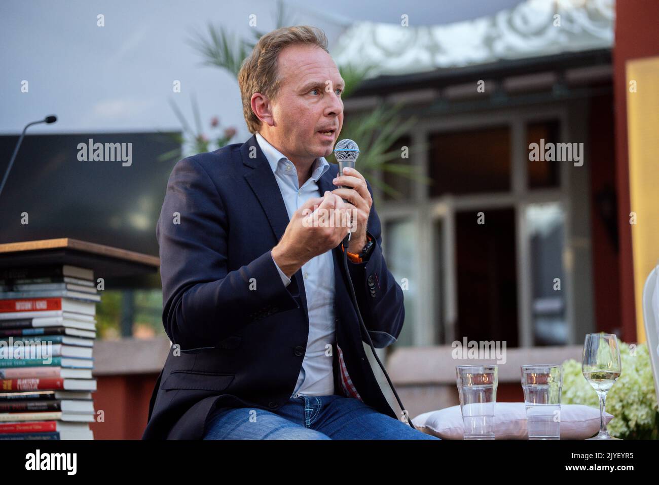 Oslo 20220906.Executive director of Aschehoug Mads Nygaard during ...