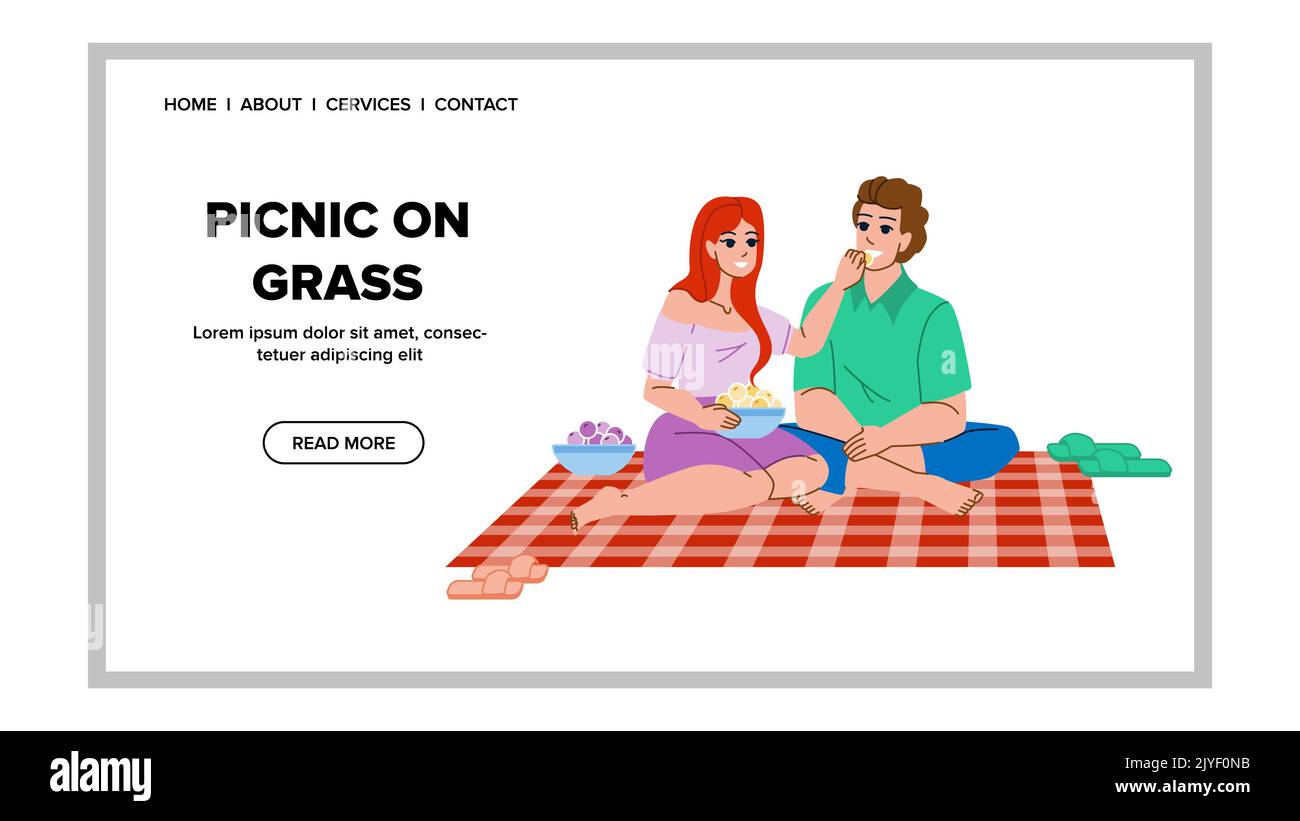 Sunny picnic family Cut Out Stock Images & Pictures - Alamy