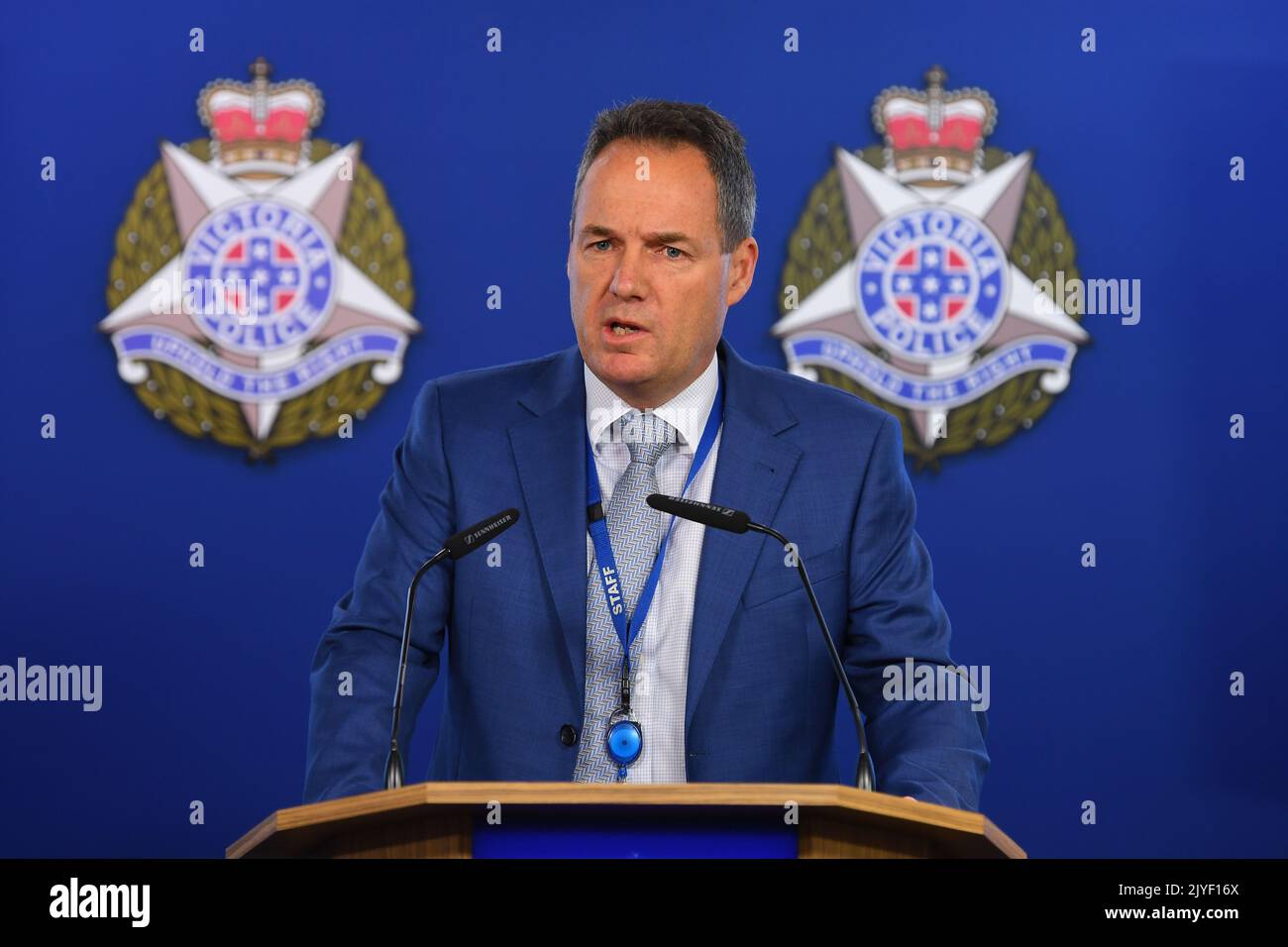 Detective Inspector Graham Banks, Echo Taskforce speaks to the media ...