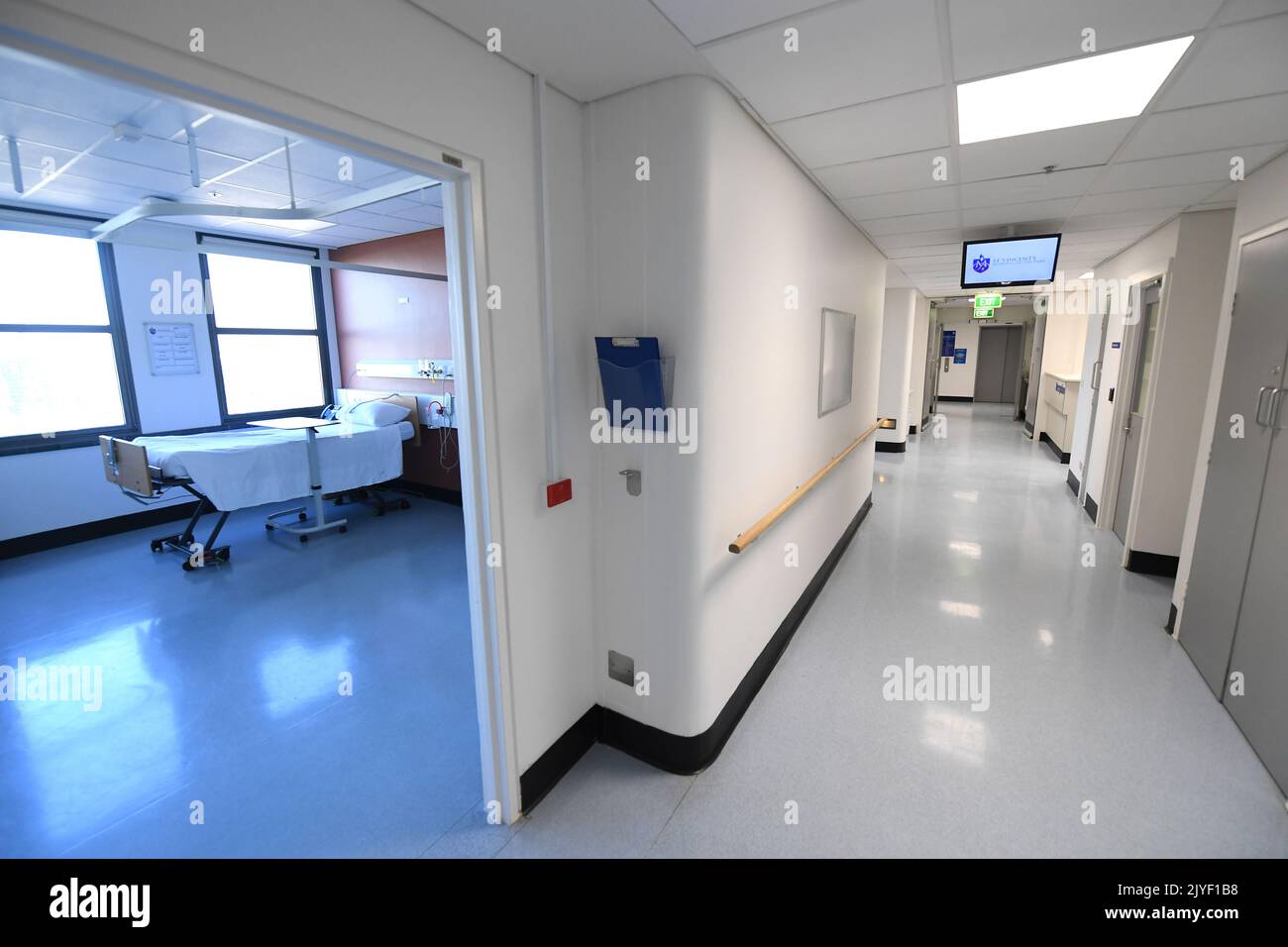General view inside of the St Vincent's Hospital on the Park in ...