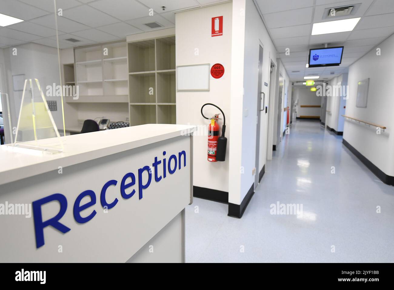 General view inside of the St Vincent's Hospital on the Park in ...