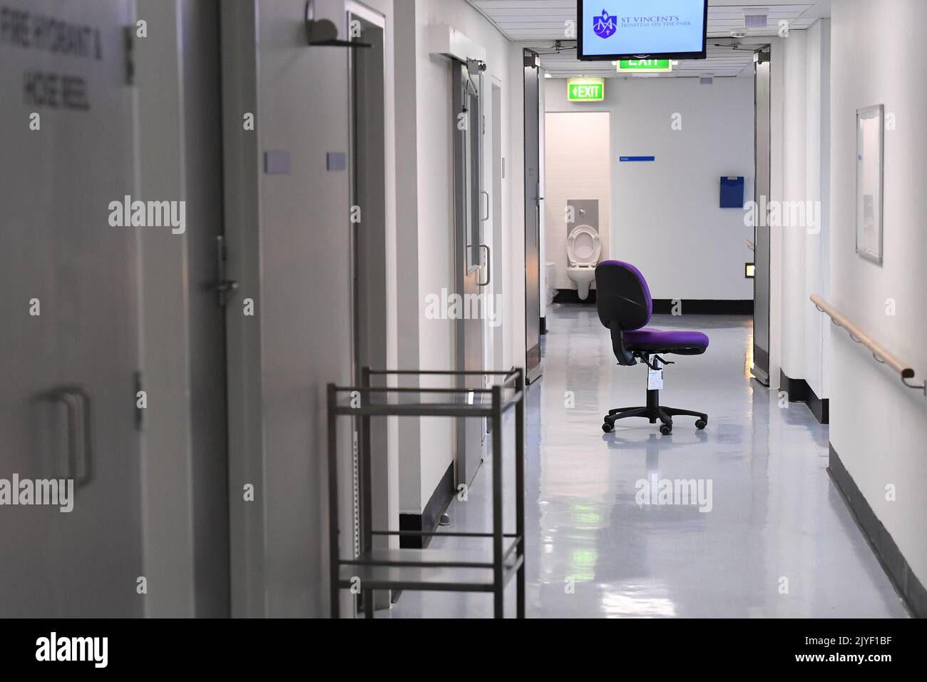 General view inside of the St Vincent's Hospital on the Park in ...