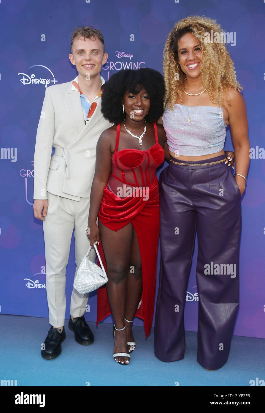 7 September 2022 - Hollywood, California - Gavin Arneson, Vanessa Aryee, Carri Twigg. Disney+'s ...
