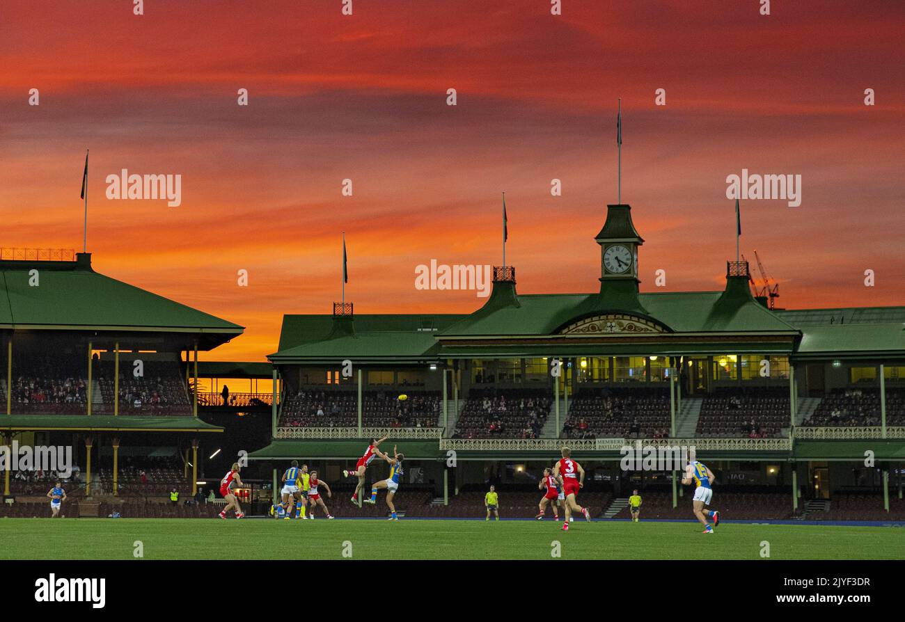 General view during the Round 7 AFL match between the Sydney Swans and ...