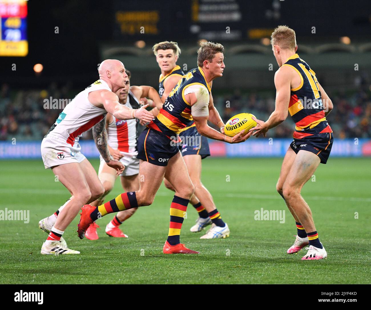 Matt Crouch of the Crows during the Round 8 AFL match between the ...
