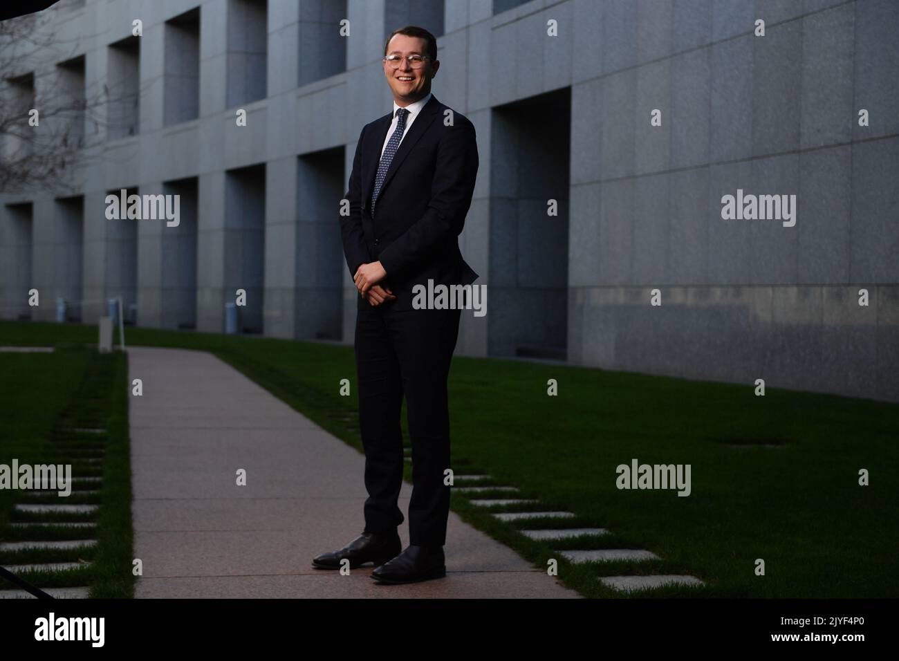 West Australian Nationals Acting State Director Lachlan Hunter poses of ...