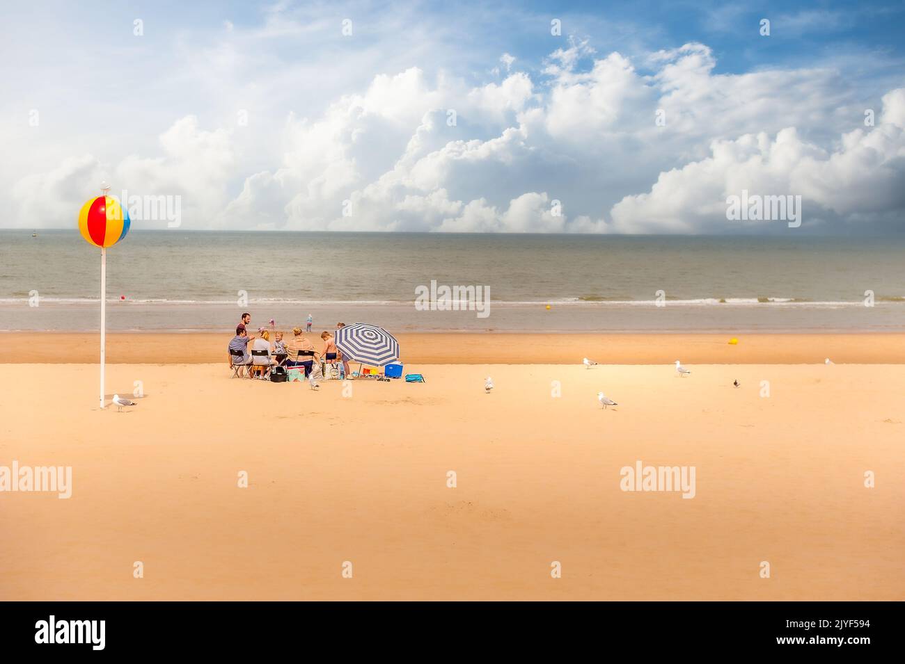 Seaside on the Ocean Stock Photo - Alamy