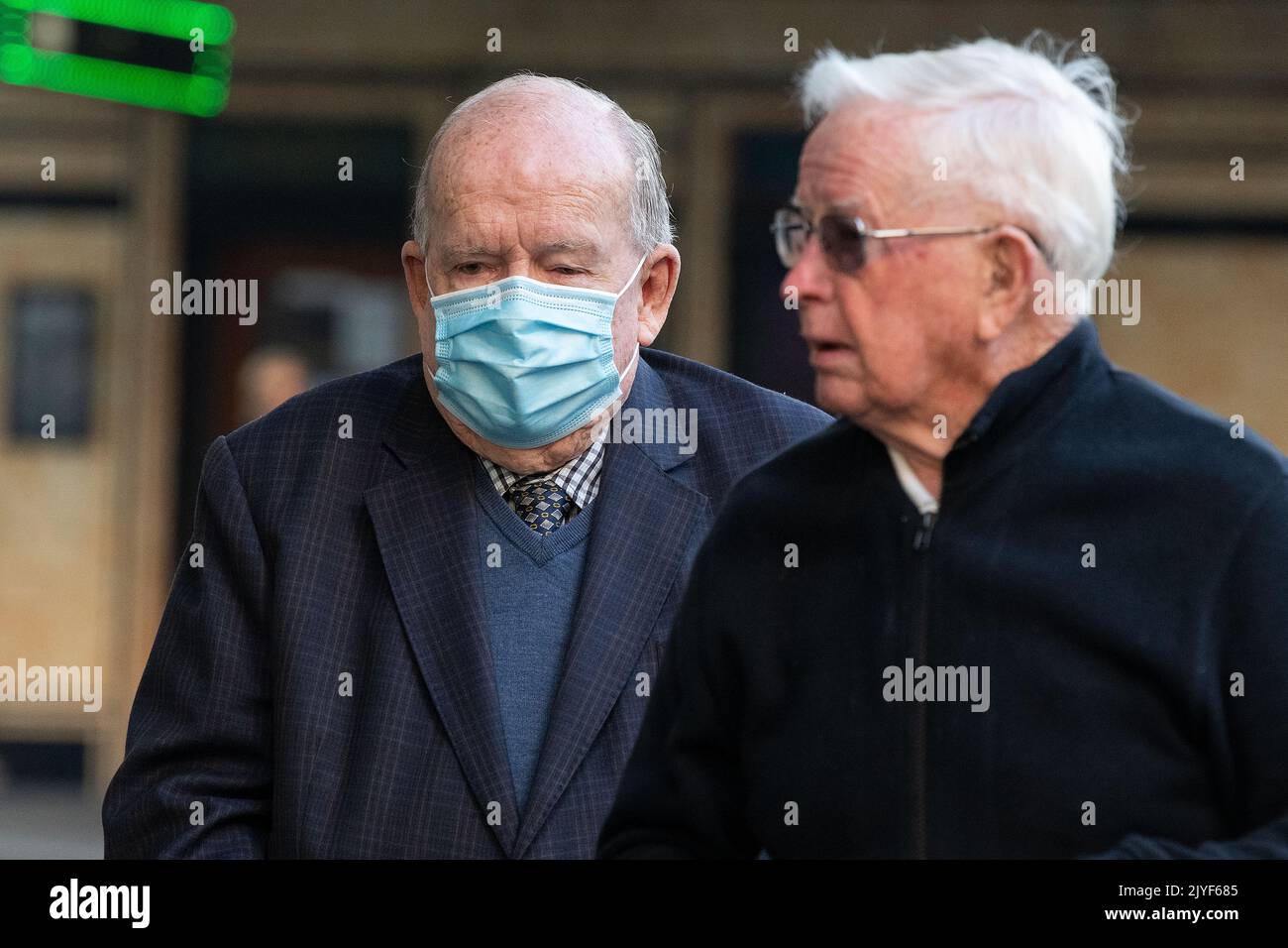 William Henry Wade (left) arrives at John Madison Tower in Sydney ...