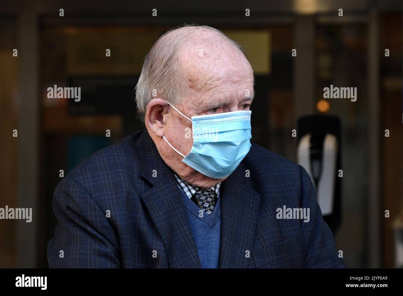 William Henry Wade leaves John Madison Tower in Sydney, Friday, July 24 ...