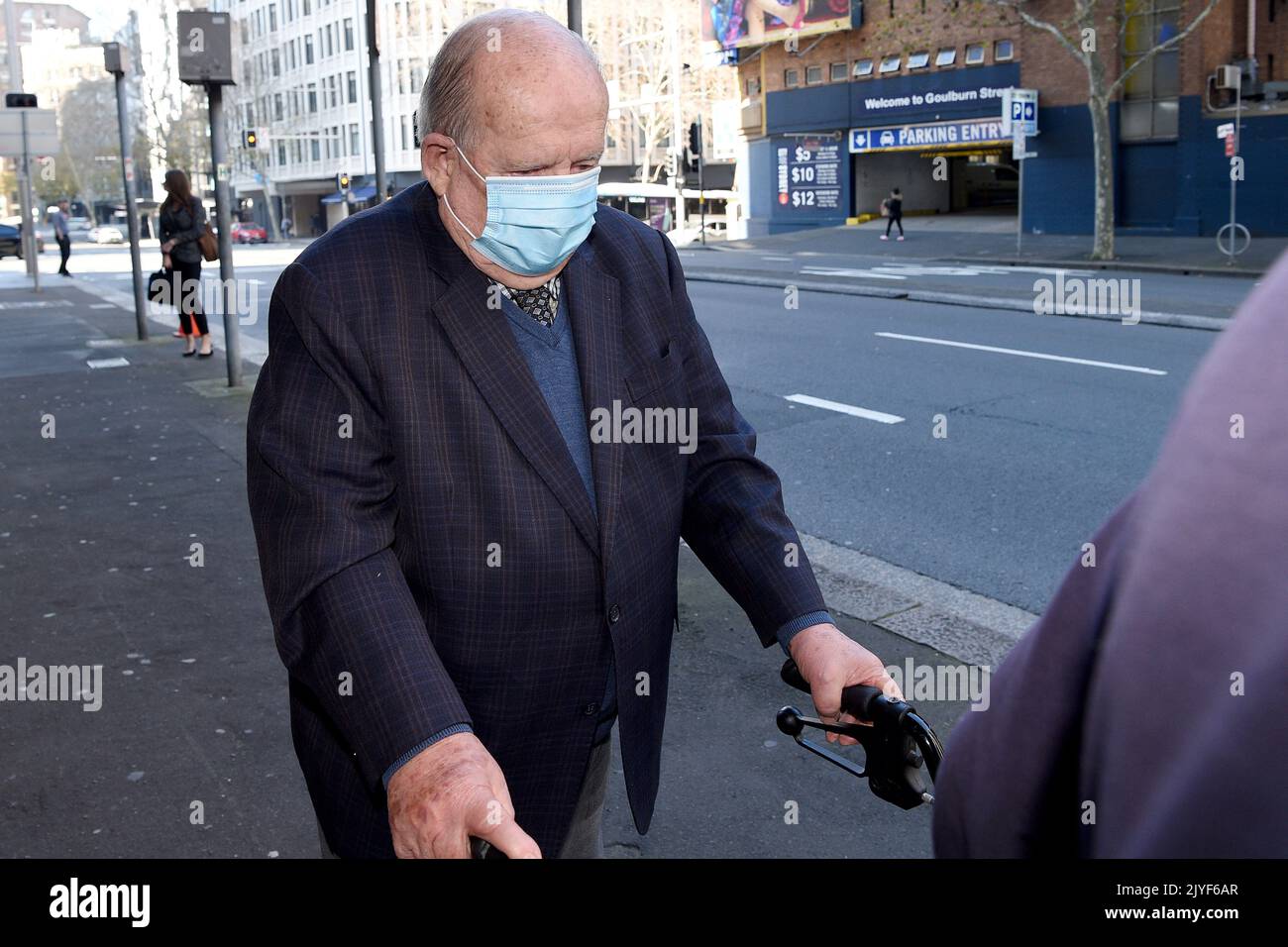 William Henry Wade leaves John Madison Tower in Sydney, Friday, July 24 ...