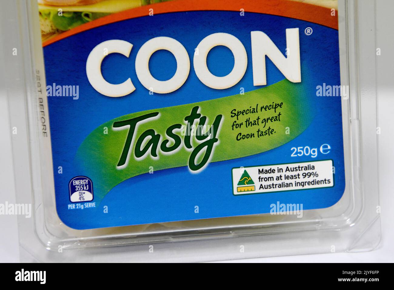 A packet of Coon cheese is photographed in Sydney, Friday, July 24 ...