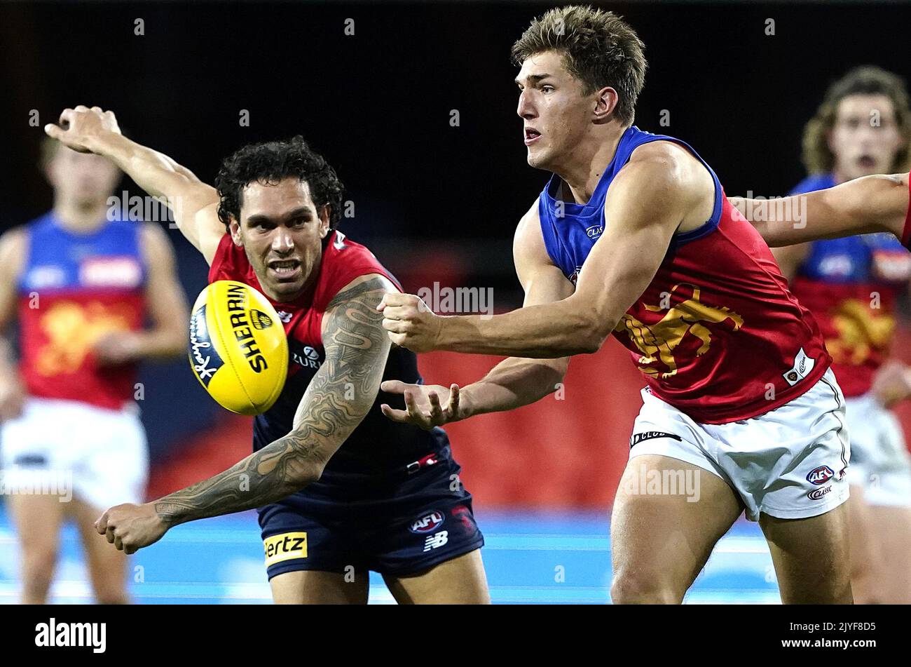 Zac Bailey of the Lions during the Round 8 AFL match between the ...