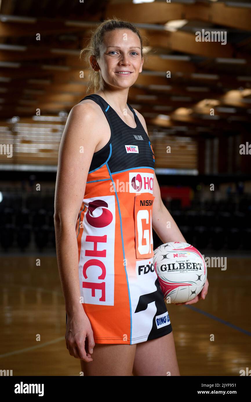 Giants Netball captain Jo Harten poses for a photograph ahead of the ...