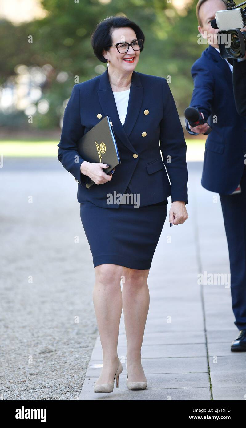 South Australian Deputy Premier Vickie Chapman arrives at a swearing-in ...