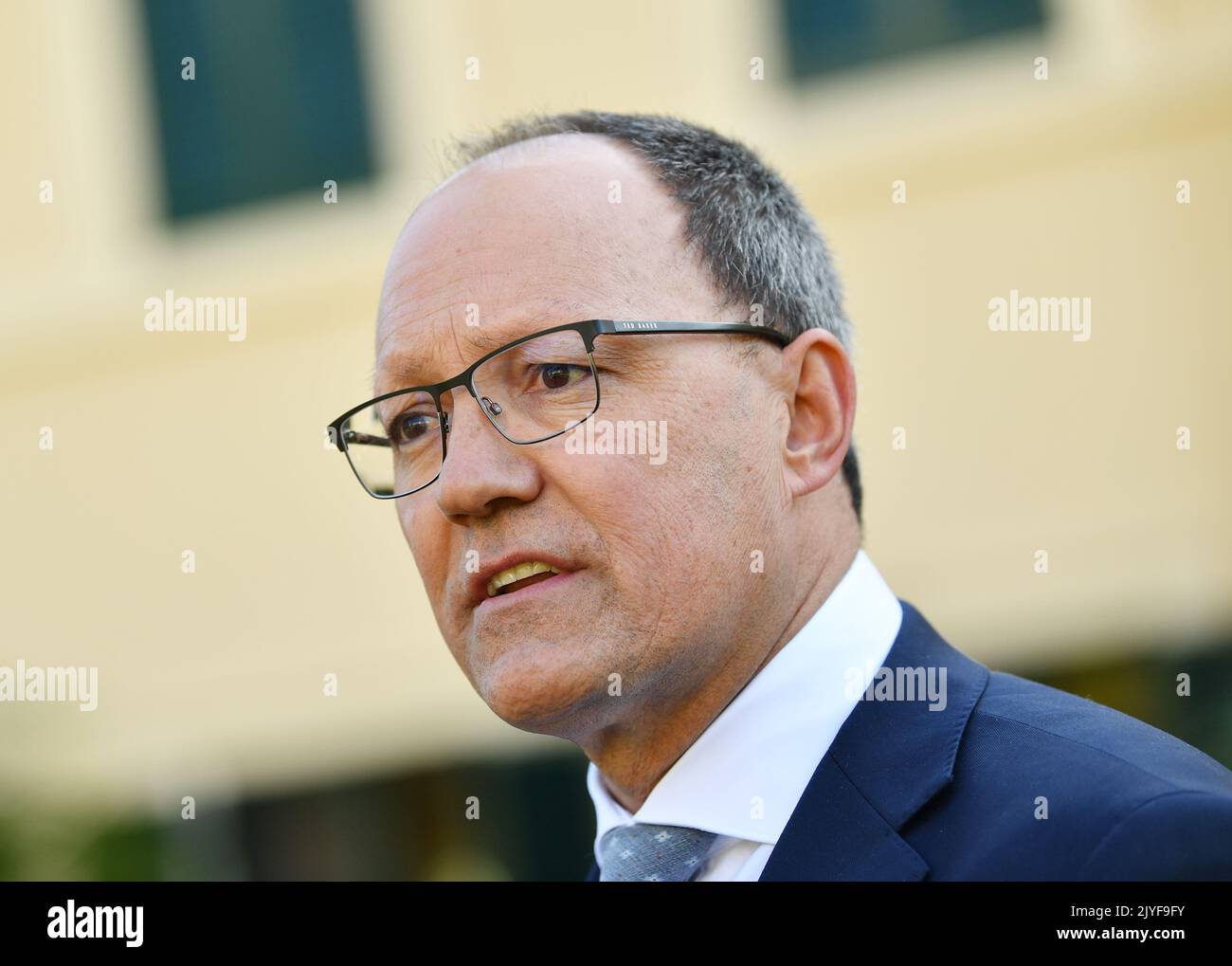 Liberal MP Corey Wingard at a swearing-in ceremony for new ministers at ...