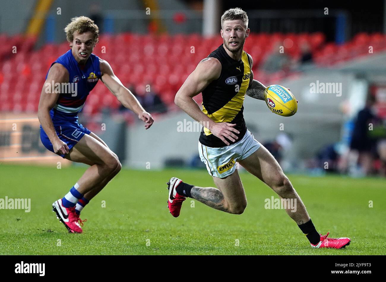Nathan Broad of the Tigers during the Round 9 AFL match between the ...