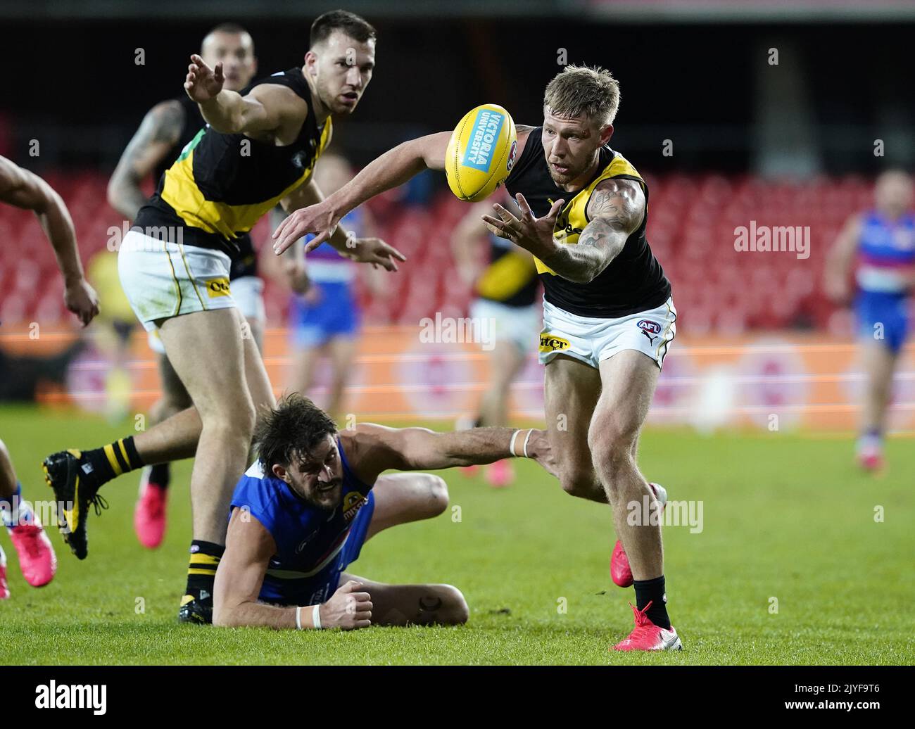 Nathan Broad of the Tigers during the Round 9 AFL match between the ...