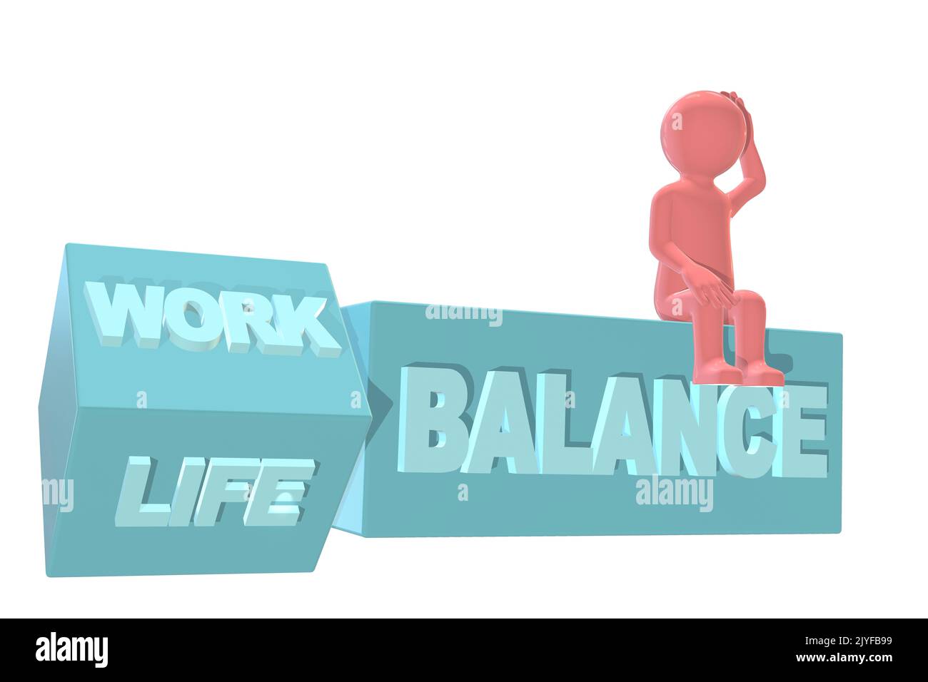 work life balance concept work play balance illustration career ...