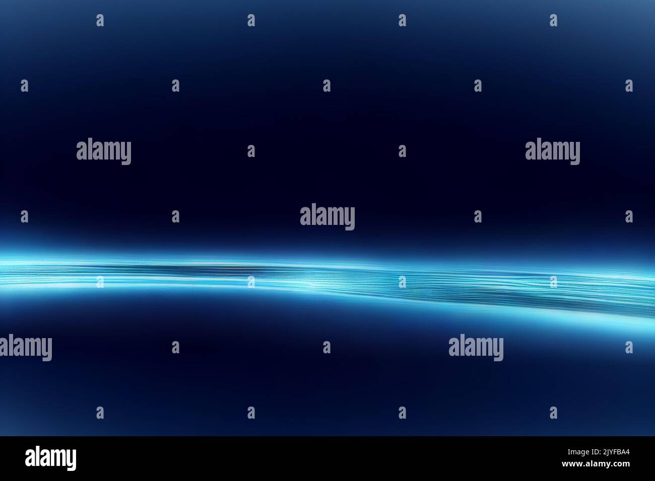 Abstract water and light lines on dark blue neon background Stock Photo ...