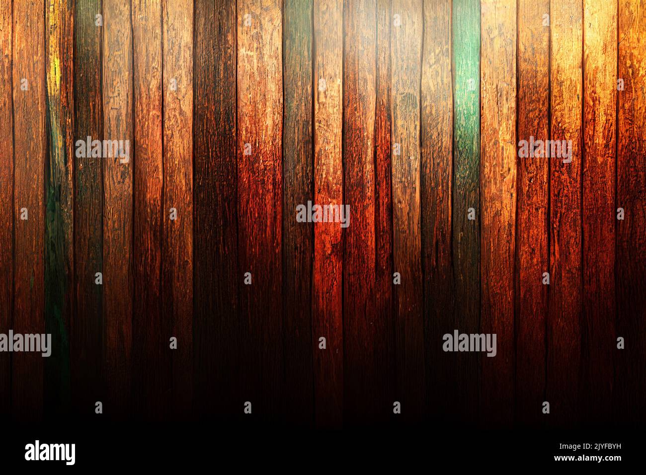 Abstract wood texture. Wooden boards flat background. Dark rustic ...