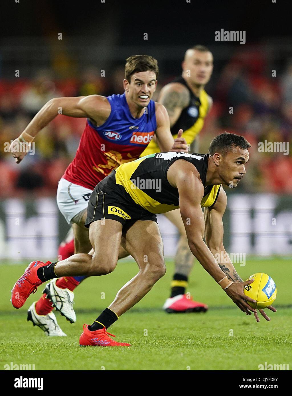 Sydney Stack of the Tigers during the round 10 AFL match between the ...
