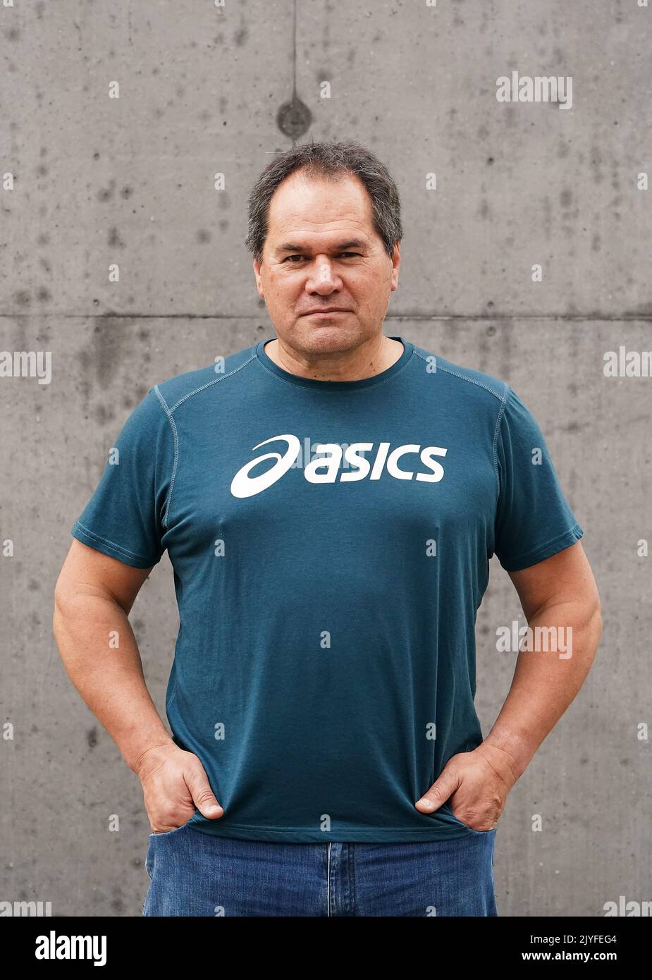 New Australian Wallabies coach Dave Rennie poses for a photograph after ...