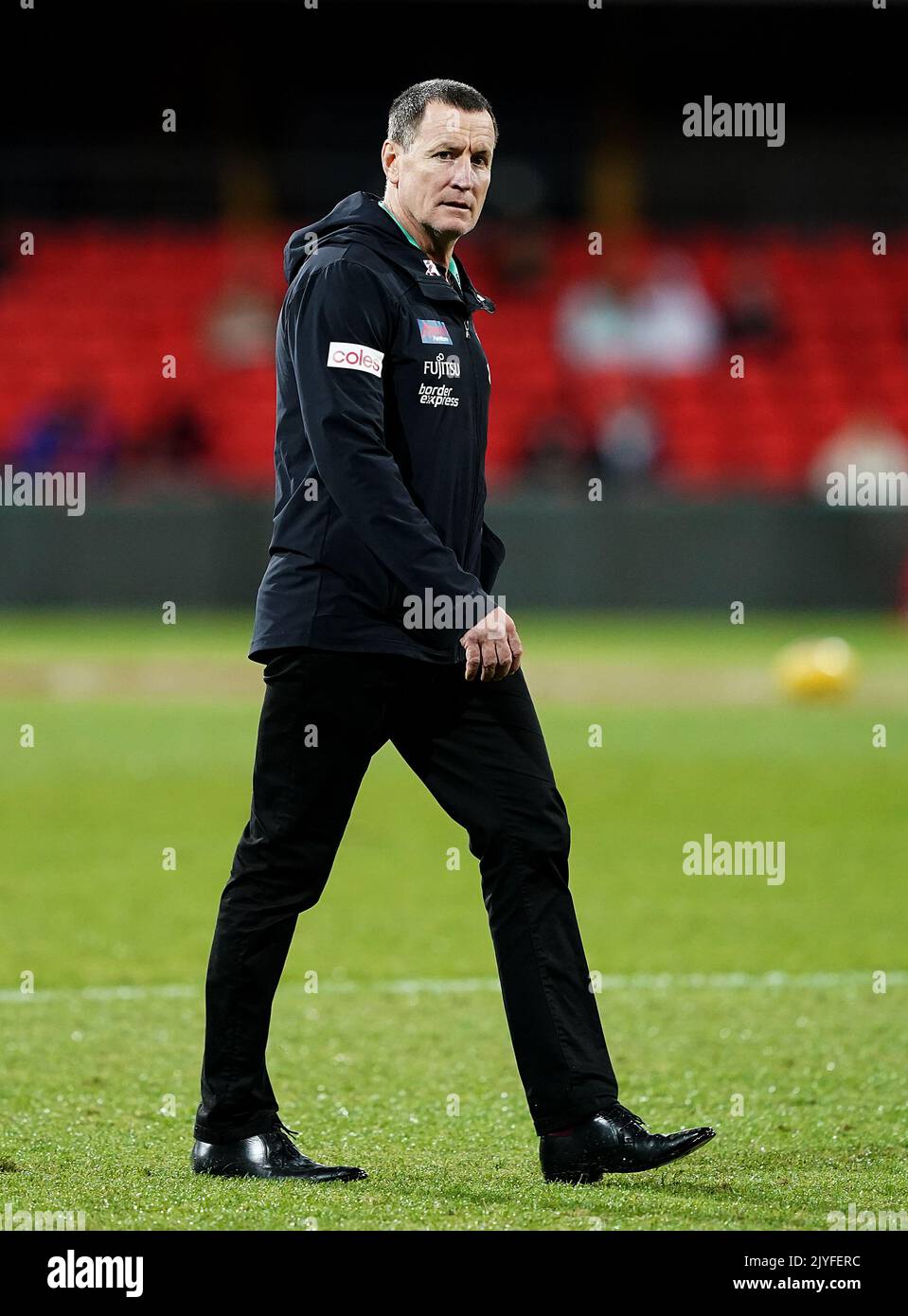Bombers coach Josh Worsfold during the Round 10 AFL match between the ...