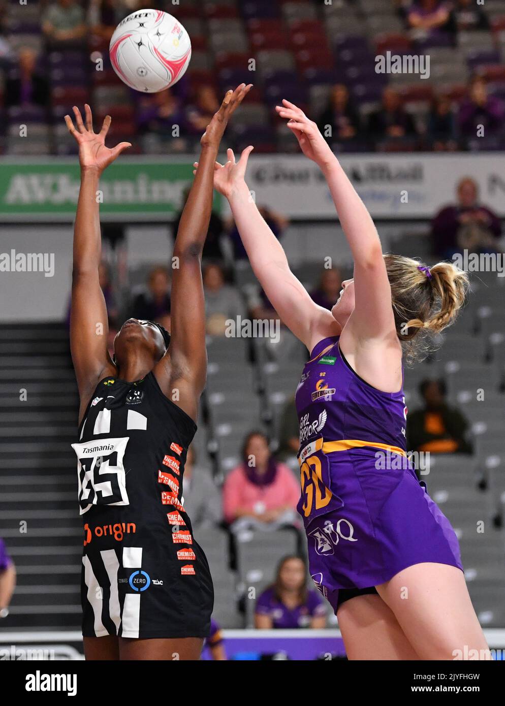 Shimona Nelson (left) of the Magpies in action during the round 3 Super ...