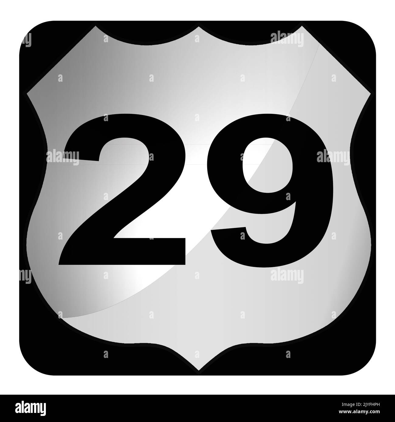 Interstate highway 29 Cut Out Stock Images & Pictures - Alamy