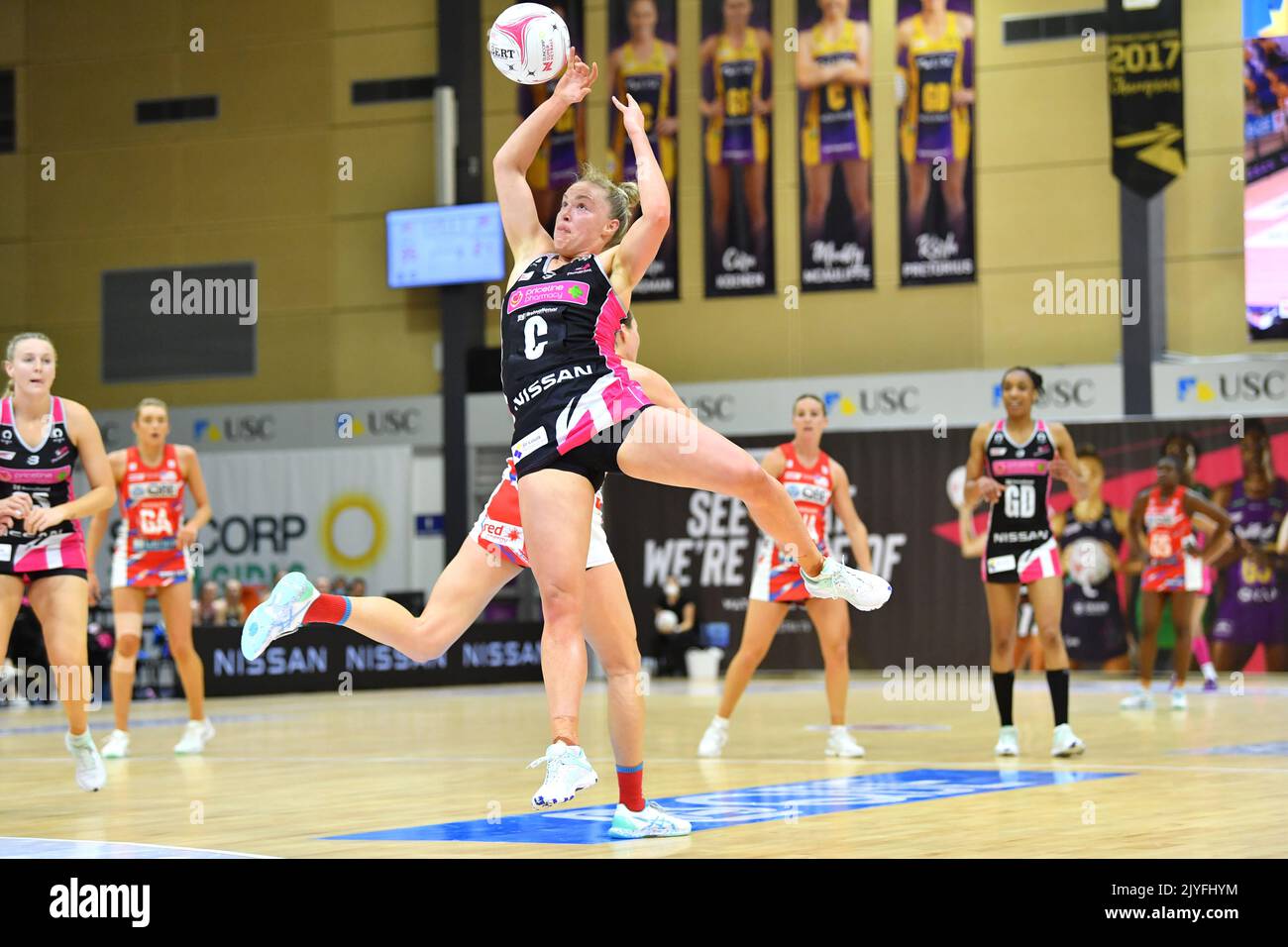 Hannah Petty of the Thunderbirds in action during the round 3 Super ...
